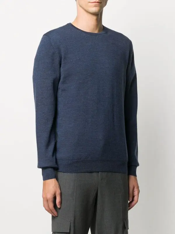 BARBA NAPOLI Virgin Wool Crewneck Jumper