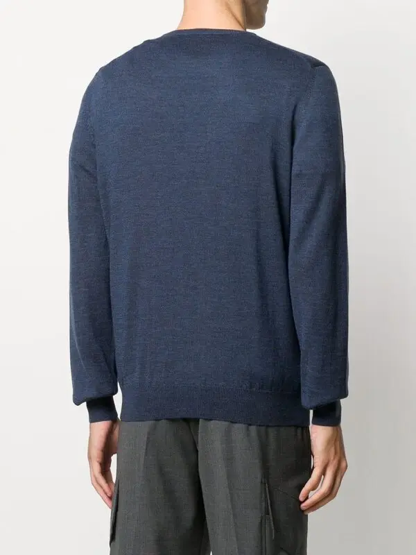 BARBA NAPOLI Virgin Wool Crewneck Jumper