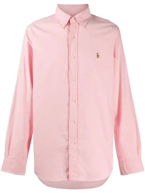 Polo Ralph Lauren Logo Cotton Shirt - Pink