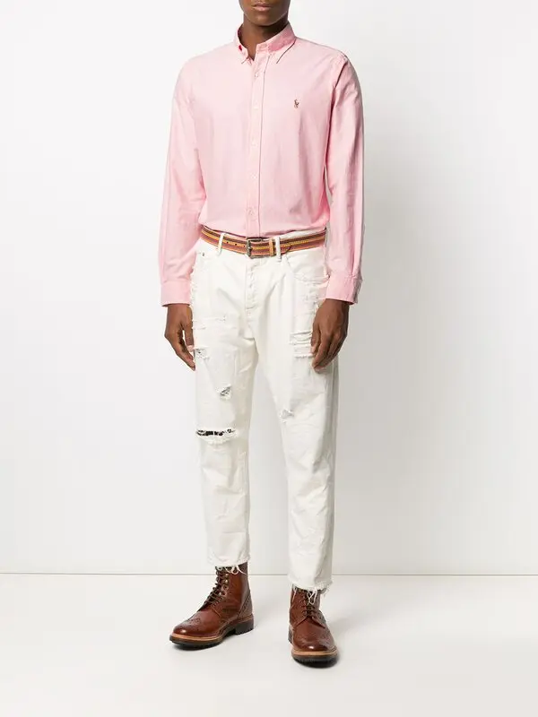 Polo Ralph Lauren Logo Cotton Shirt - Pink