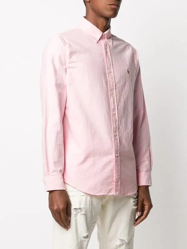 Polo Ralph Lauren Logo Cotton Shirt - Pink