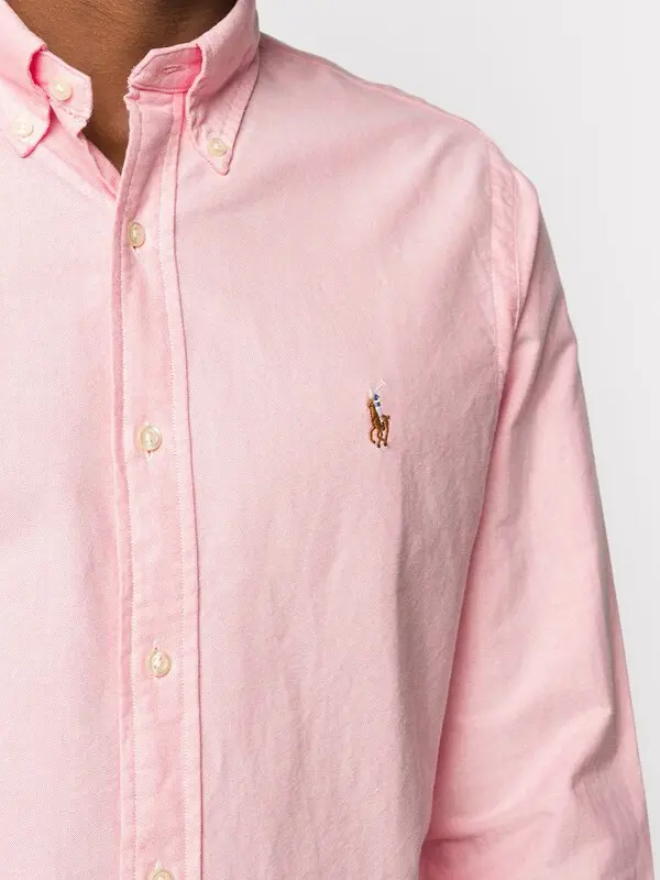 Polo Ralph Lauren Logo Cotton Shirt - Pink