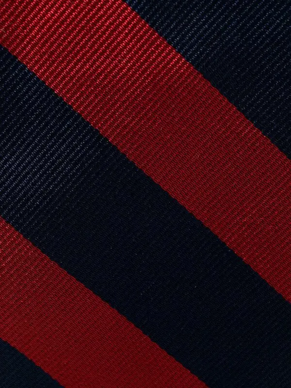 Polo Ralph Lauren Striped Silk Narrow Tie - Blue