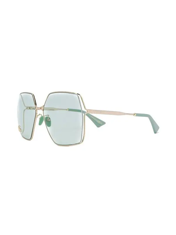 Gucci Double G Oversized-frame Sunglasses