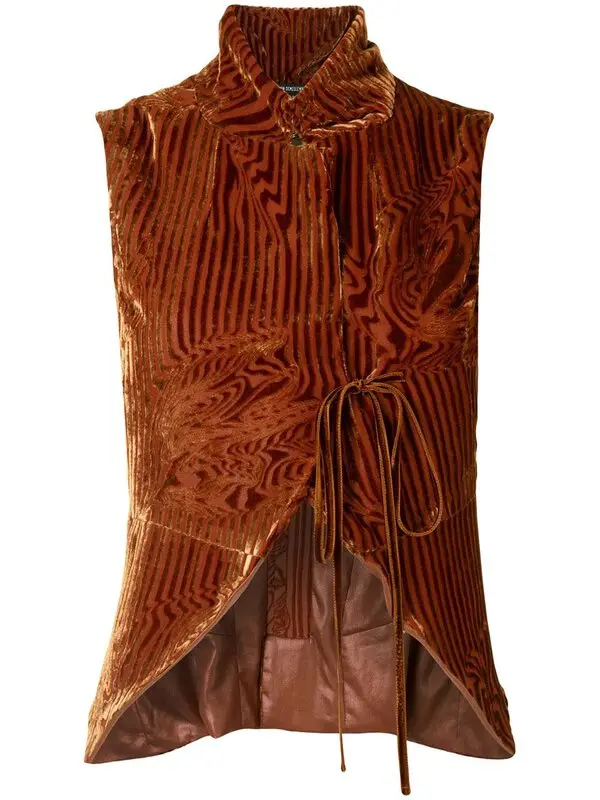 ANN DEMEULEMEESTER Tie-fastening Vest Top