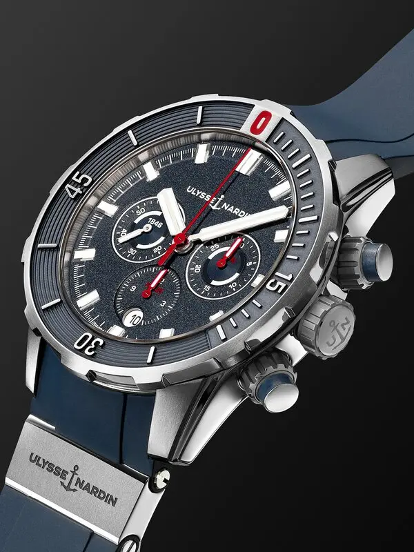 ULYSSE NARDIN Diver Automatic Chronograph 44mm Titanium Watch