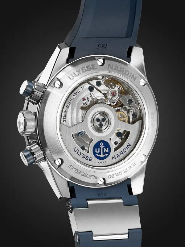 ULYSSE NARDIN Diver Automatic Chronograph 44mm Titanium Watch