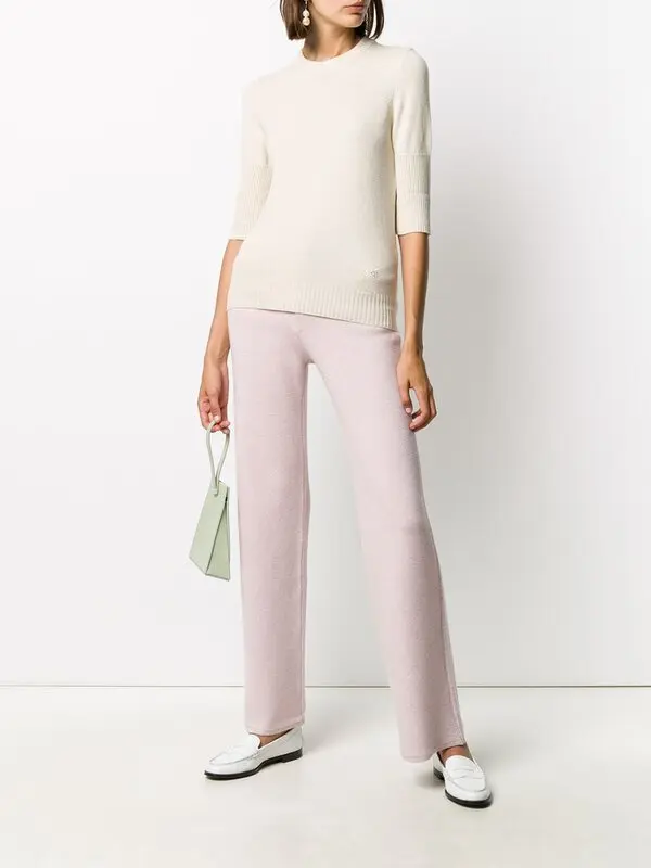 BARRIE Wide-leg Trousers - Pink