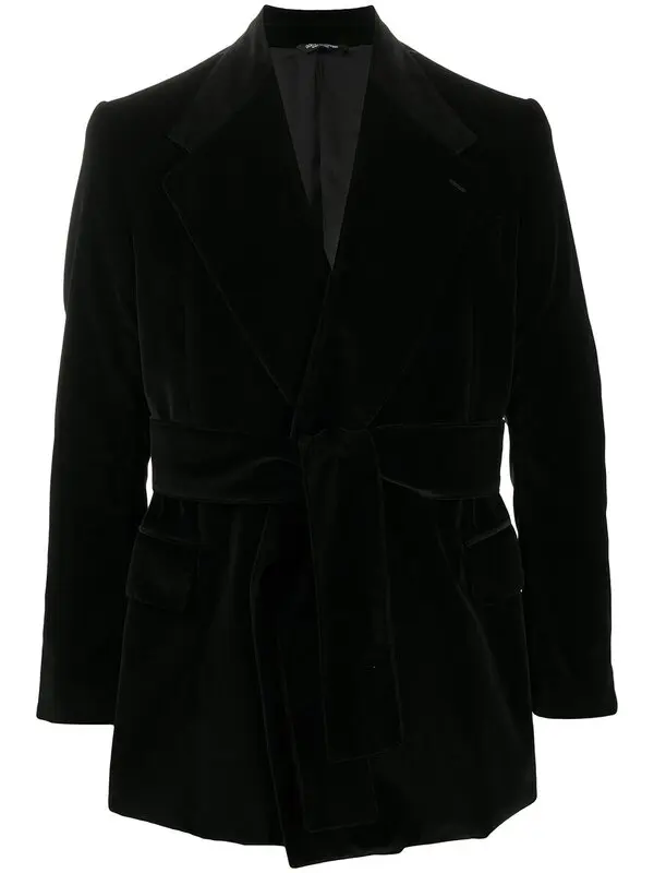 Dolce & Gabbana Notch-lapel Tie-waist Jacket