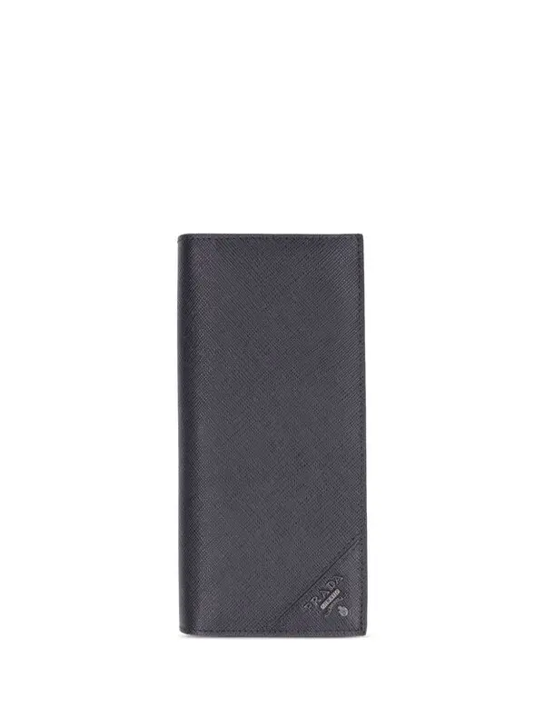 Prada Saffiano Leather Document Holder - Black