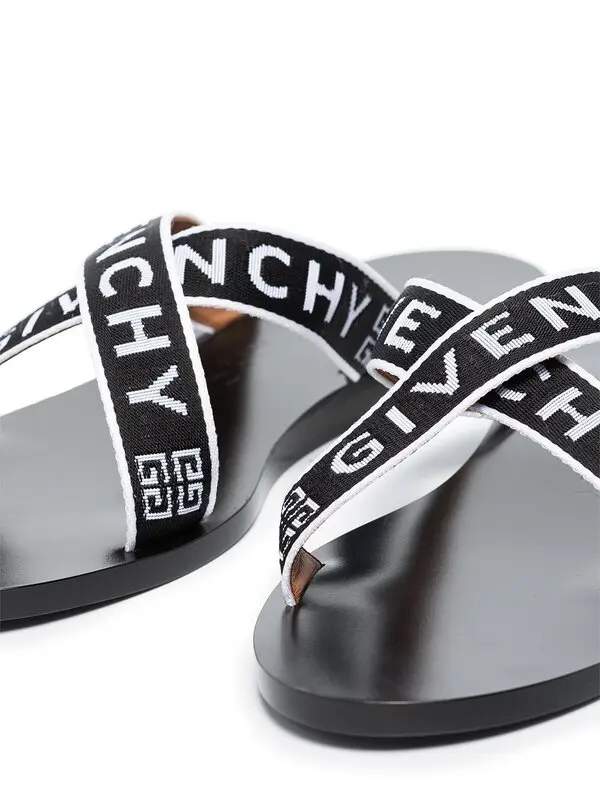 Givenchy Logo-strap Flat Sandals