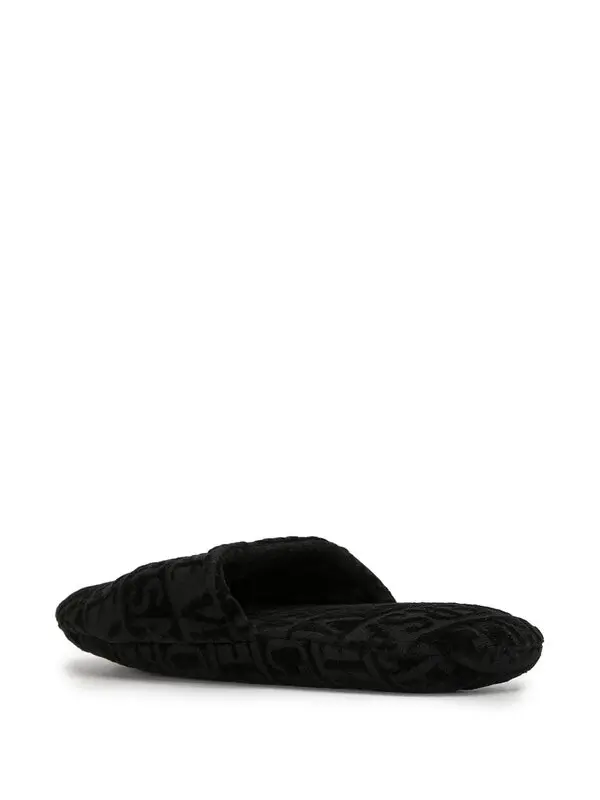 Versace Medusa Terricloth Slippers