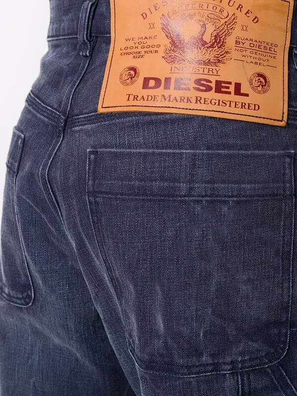 DIESEL® D-franky Straight-leg Jeans - Blue