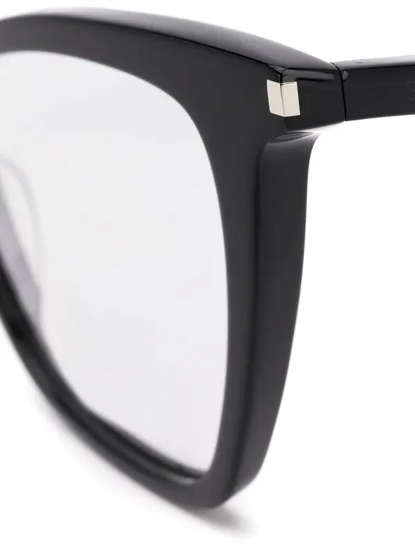 Saint Laurent Sl 386 Cat-eye Frame Glasses - Black