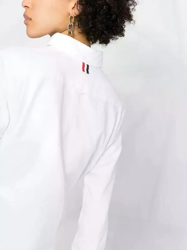 Thom Browne Knee-length Shirt Dress - White