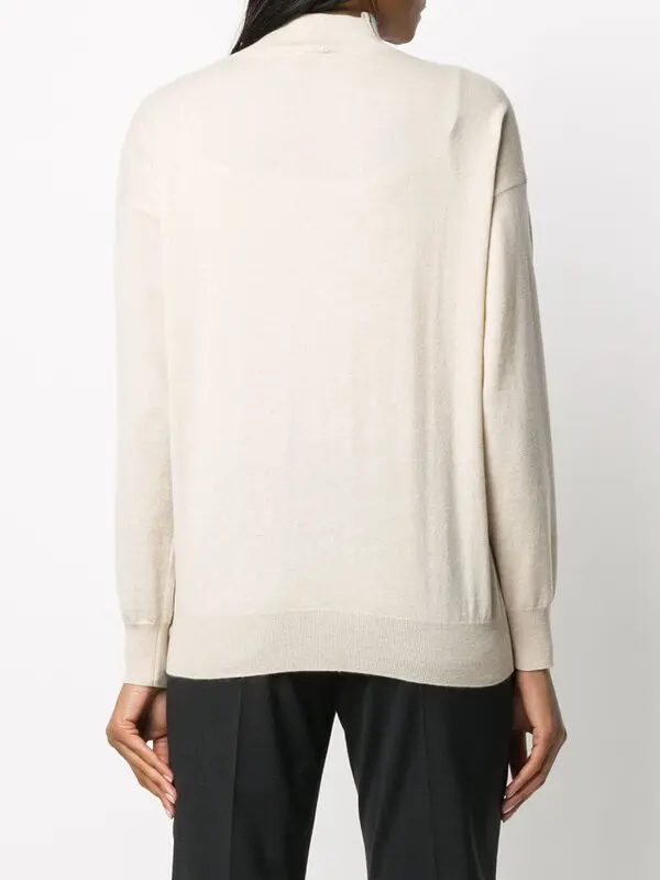 Brunello Cucinelli Brass-embellished Cashmere Jumper