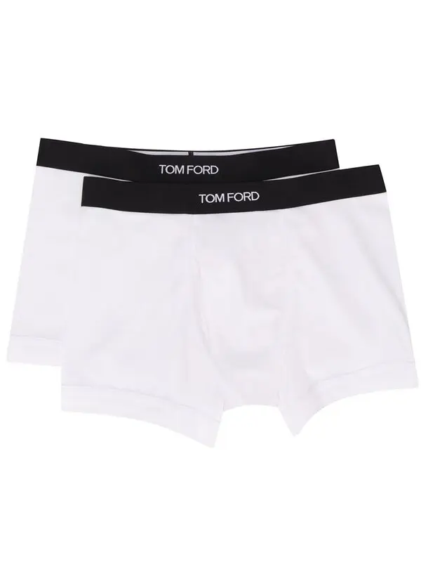 TOM FORD Logo Waistband Boxers - White