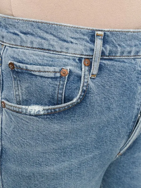 AGOLDE Ripped High-rise Cropped Jeans