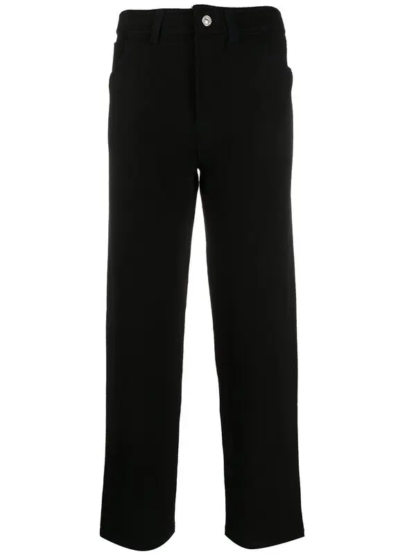 BARRIE High-rise Straight-leg Trousers
