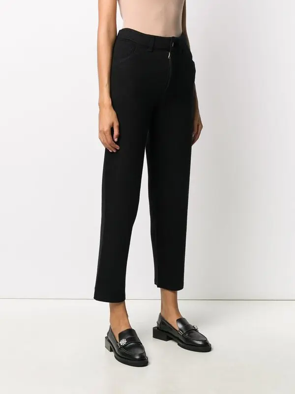 BARRIE High-rise Straight-leg Trousers