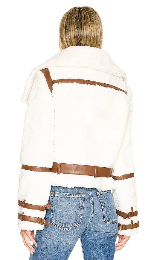 Tularosa Bailey Moto Jacket - Vanilla Bean