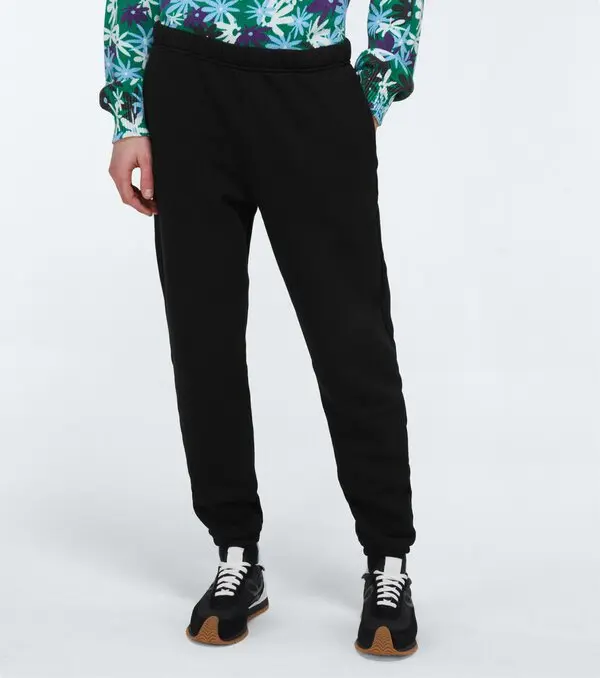 LES TIEN Classic Cotton Sweatpants - Black