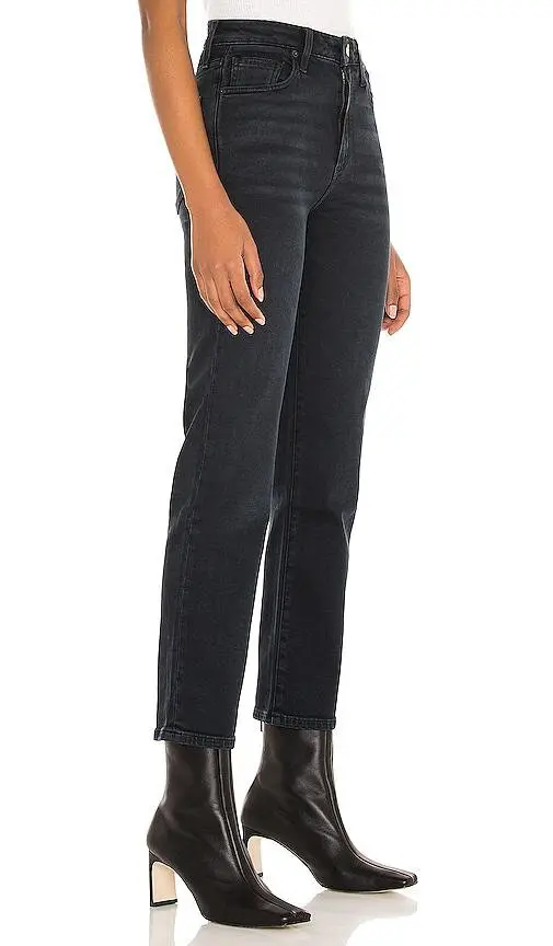 LE JEAN High Rise Sabine Straight In Black