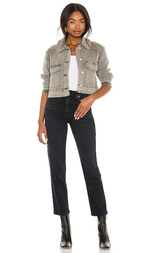LE JEAN High Rise Sabine Straight In Black