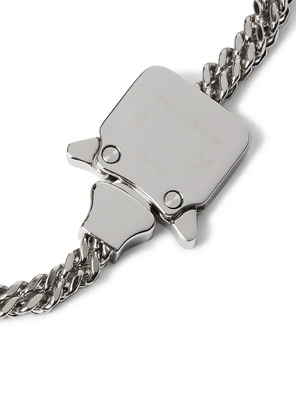 1017 Alyx 9sm Mini Cubix -Tone Chain Bracelet L/Xl In Silver - 40