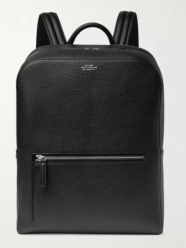 Smythson Ludlow Full-grain Leather Backpack