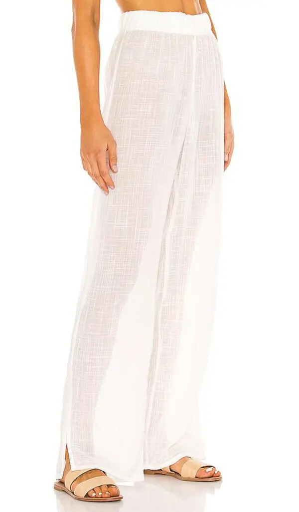 PQ SWIM Sammy Pant Semi-sheer Elastic Waist Trousers