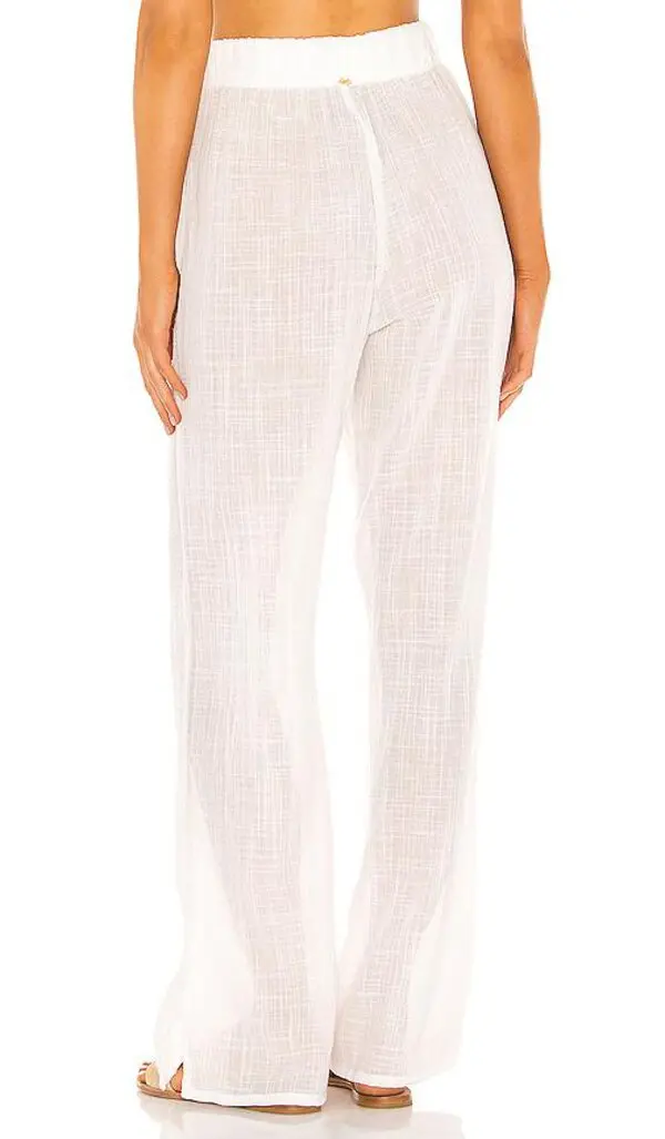 PQ SWIM Sammy Pant Semi-sheer Elastic Waist Trousers
