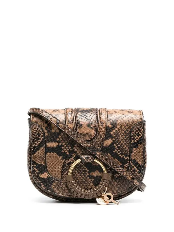 See By Chloé Hana Small Snakeskin Crossbody Bag
