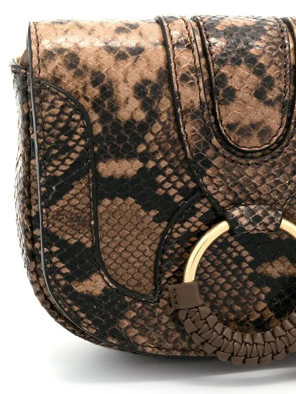 See By Chloé Hana Small Snakeskin Crossbody Bag