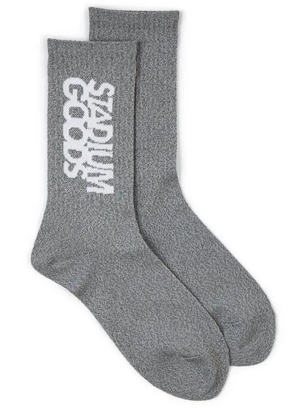 STADIUM GOODS® Logo Reflective Crew Socks - Grey