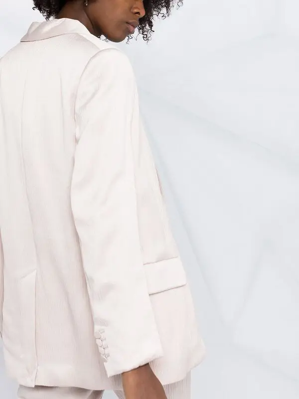 Off-White Single-breasted Blazer - Pink