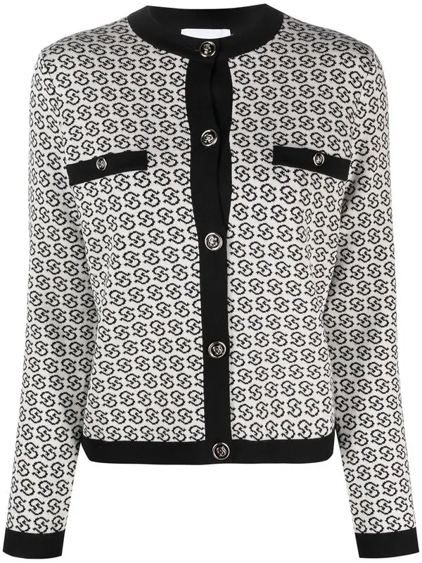 FERRAGAMO Gancini Galoure Knitted Jacket