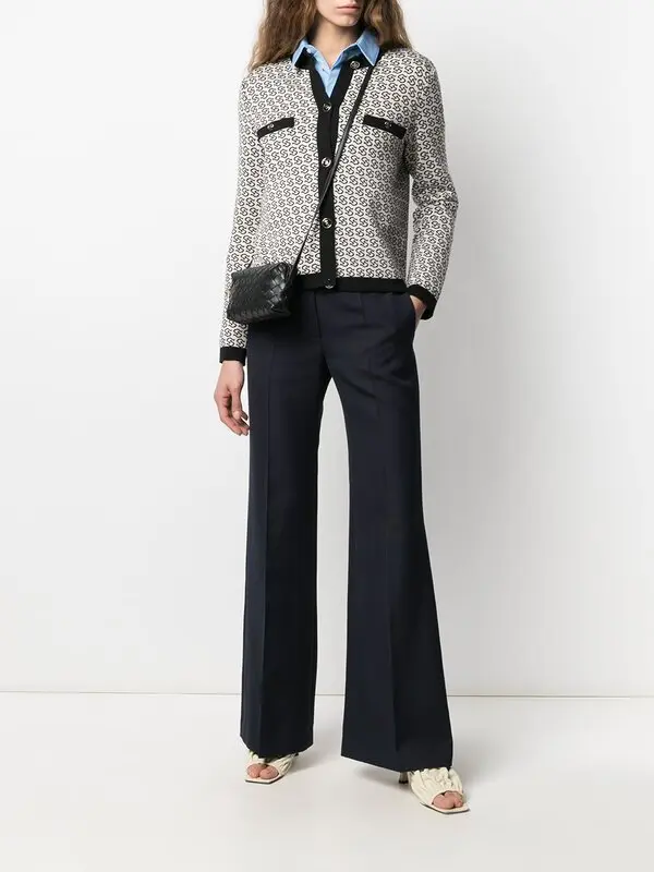 FERRAGAMO Gancini Galoure Knitted Jacket
