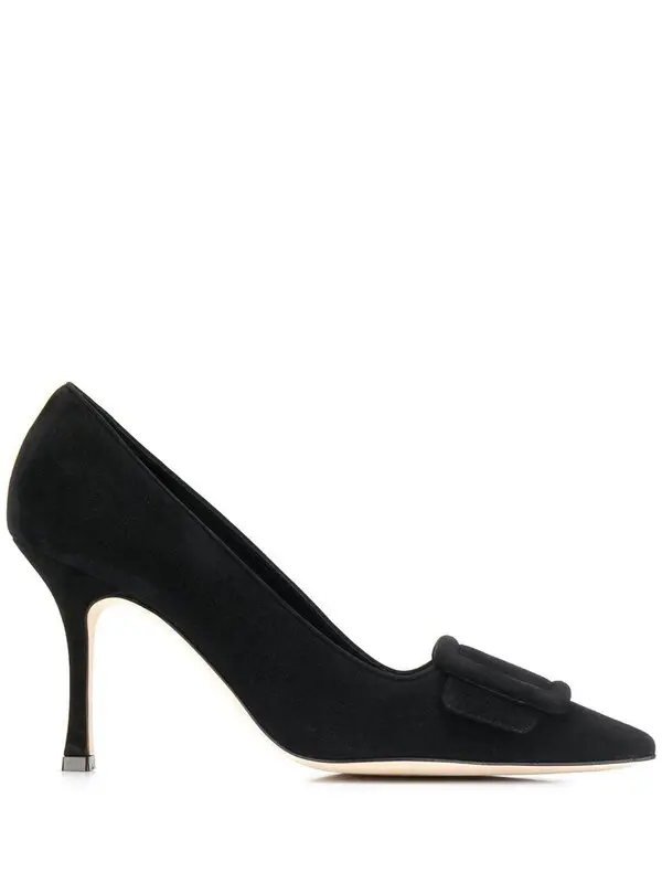Manolo Blahnik Heeled Suede Pumps