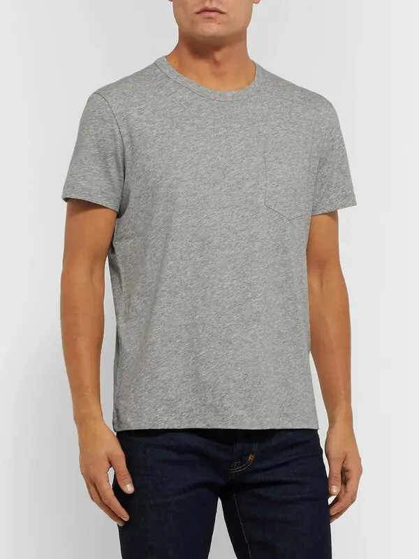 TOM FORD Mélange Cotton-jersey T-shirt