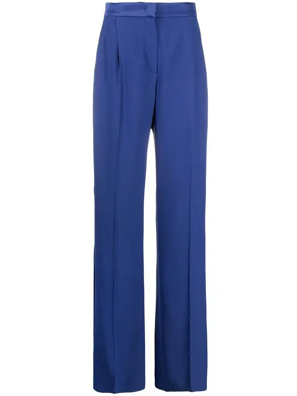 Alberta Ferretti High-waisted Wide-leg Trousers