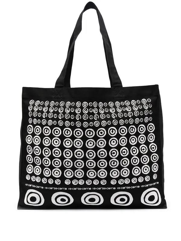 10 CORSO COMO Circle Logo Canvas Tote