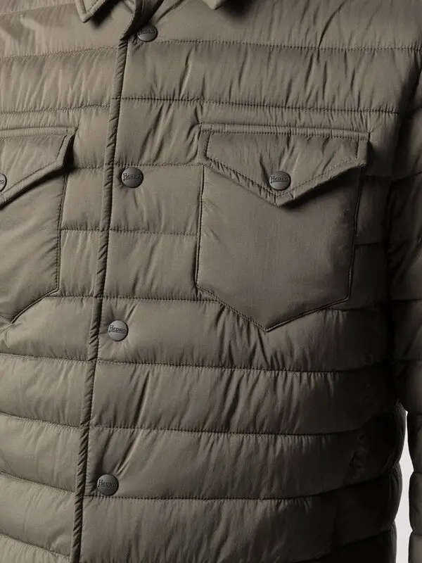 Herno Quilted Shirt Jacket