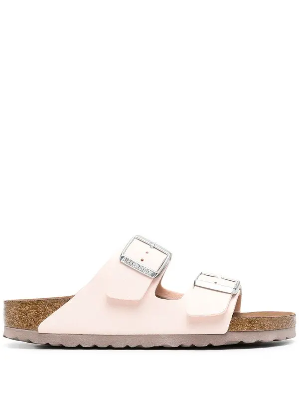 BIRKENSTOCK Buckle Slip-on Sandals - Pink