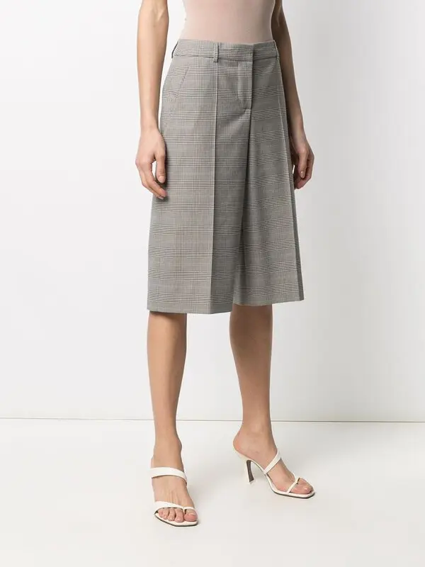 Moschino Plaid Check Cropped Trousers