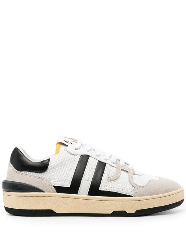 LANVIN Panelled Low-top Sneakers - White