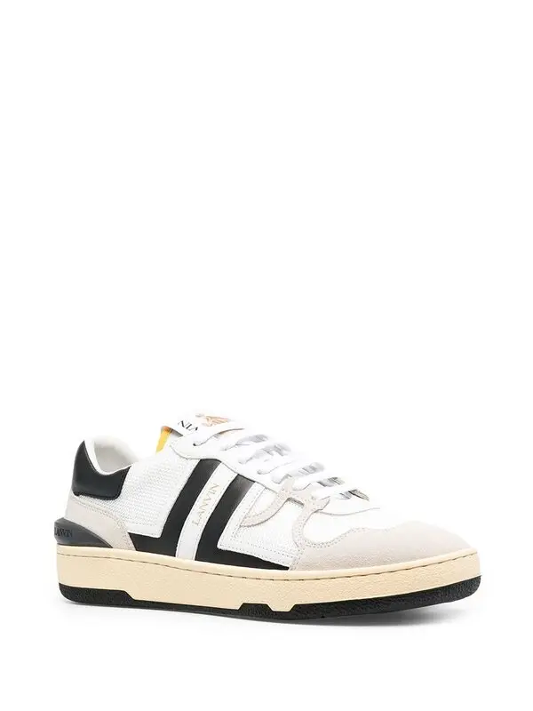 LANVIN Panelled Low-top Sneakers - White