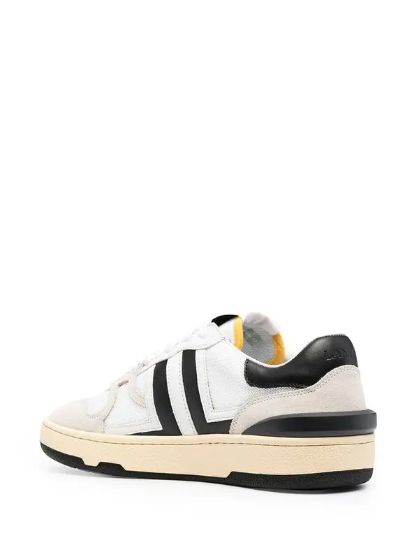LANVIN Panelled Low-top Sneakers - White