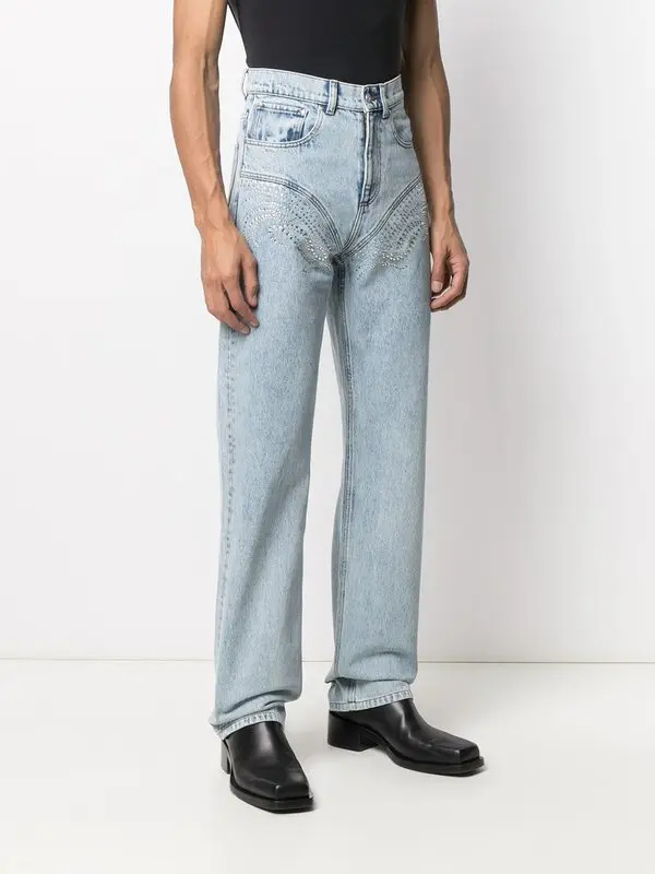 Y/PROJECT 21ss CRYSTAL RHINESTONE JEAN Y/Project Y/Project
