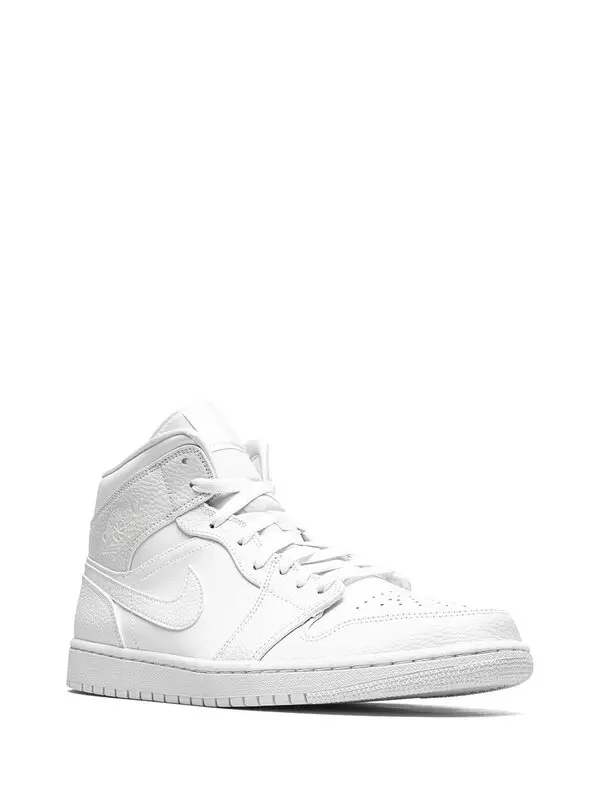 Nike Air Jordan 1 Mid Triple Sneakers